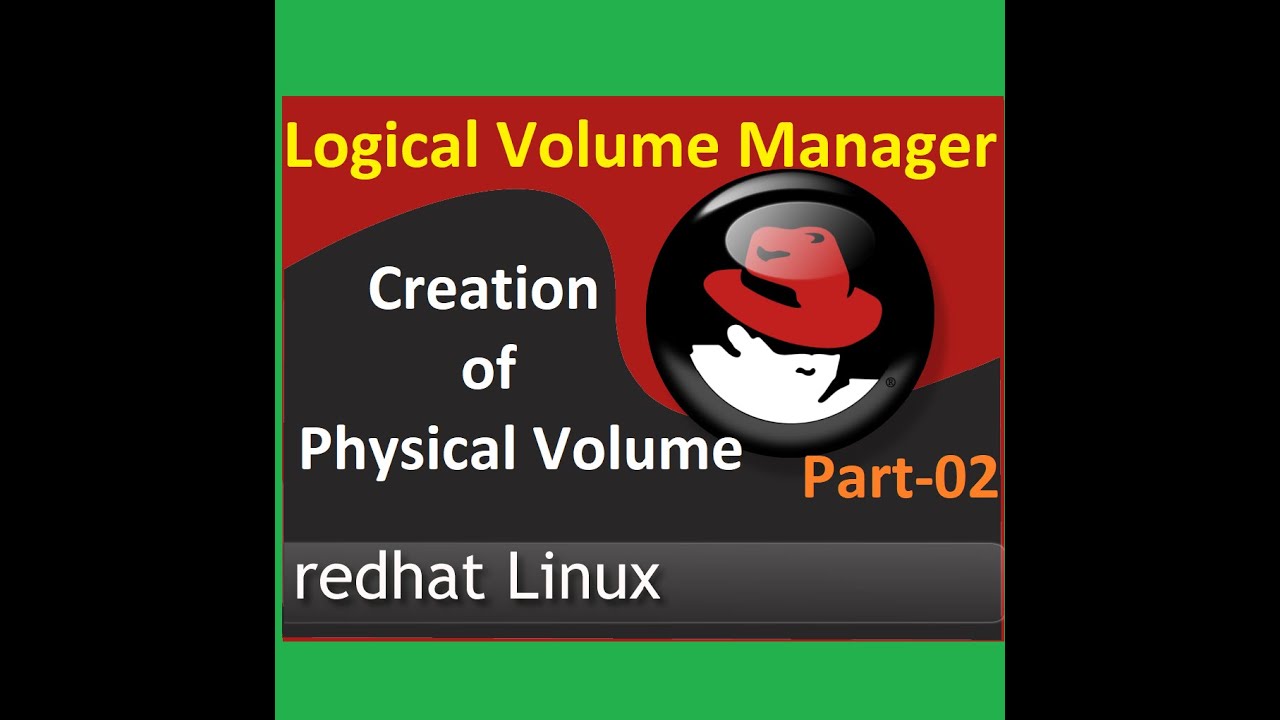 LVM(Physical Volume Create) - YouTube