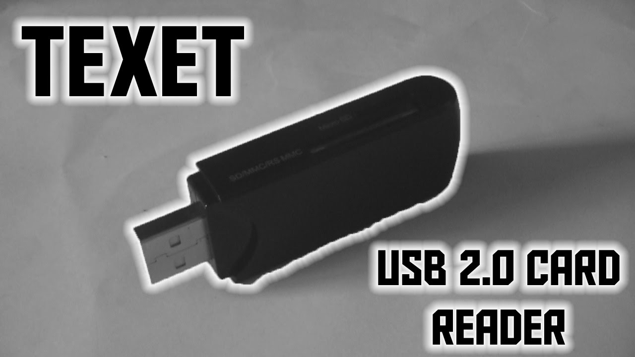 Texet usb 2.0 card reader - YouTube