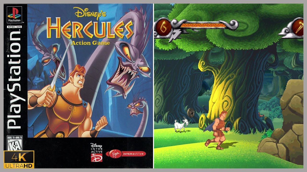 PS1 First Look [220] | Disney's Hercules (US) (1997) | 4K 2160p - YouTube