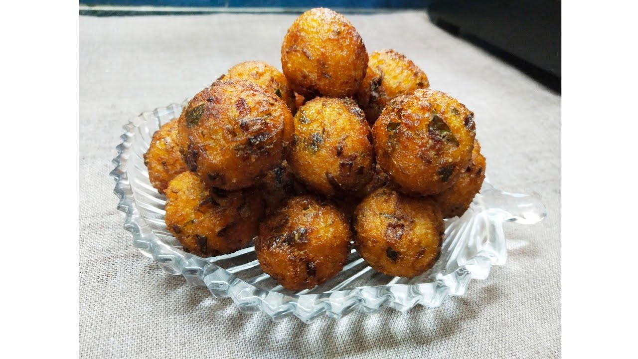 Rice Balls southindian style | Rice Bonda | Leftover rice as breakfast ...