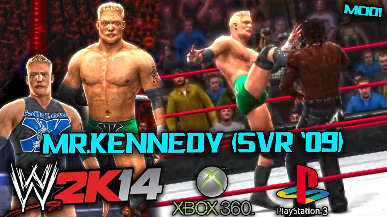 Mr.Kennedy SvR '09 Mod For WWE 2K14 Xbox 360/PS3 - YouTube
