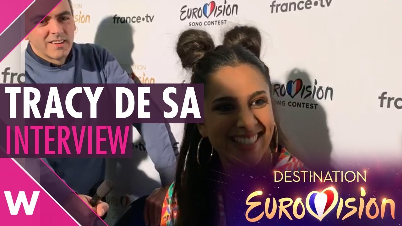 Tracy de Sa "Por Aqui" | Destination Eurovision 2019 interview ...
