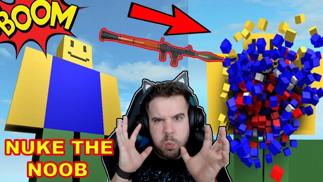 ROBBANTSD A NOOBot ! 💣 | BOLOND ROBLOX JÁTÉKOK - Nuke The Noob - YouTube