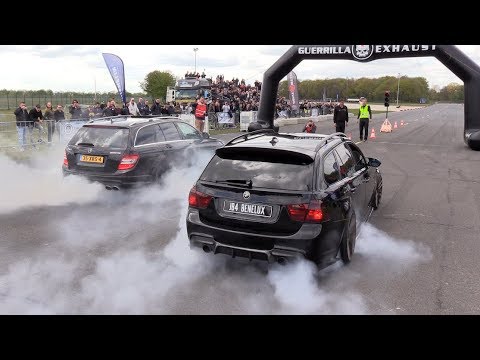 MERCEDES-AMG vs BMW M  - BRUTAL SOUNDS!