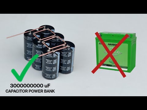 Super Capacitor Using Making Capacitor Power Bank - YouTube