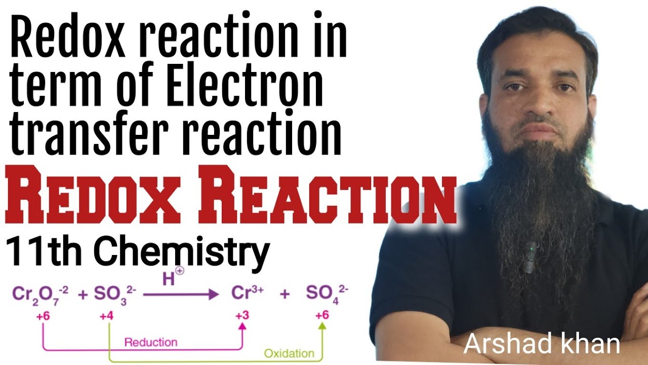 Redox reaction in term of Electron transfer Redox reaction 11 chemistry ...