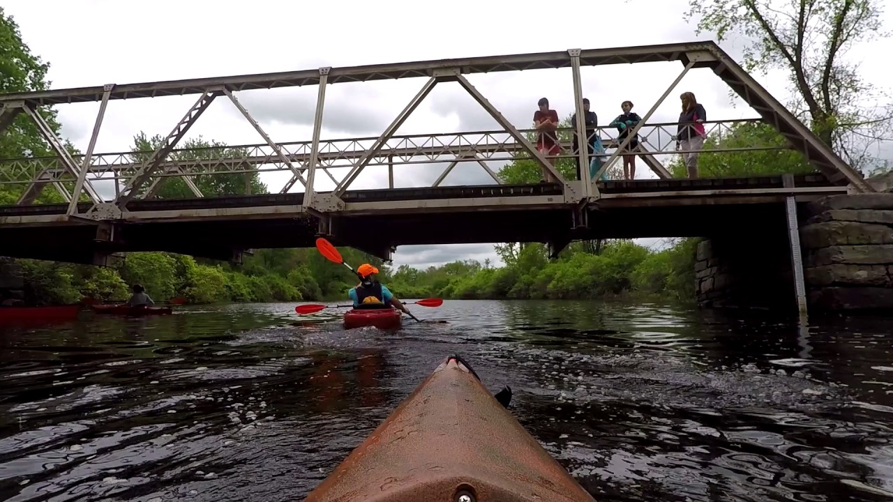 Kayak Bantam River Expedition with the kids and a beaver encounter ...