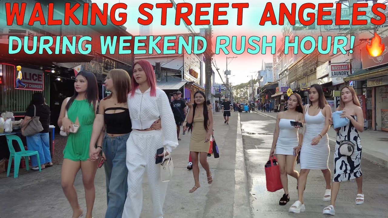 Something Happened! Walking Street Angeles During Friday Rush Hour! 🔥🚶 ...