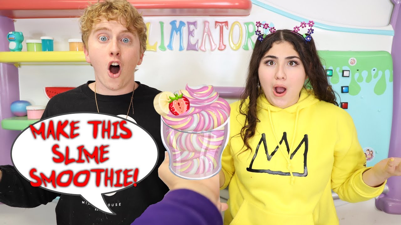 WHO CAN RECREATE THE BEST SLIME SMOOTHIE! Slimeatory #606 - YouTube