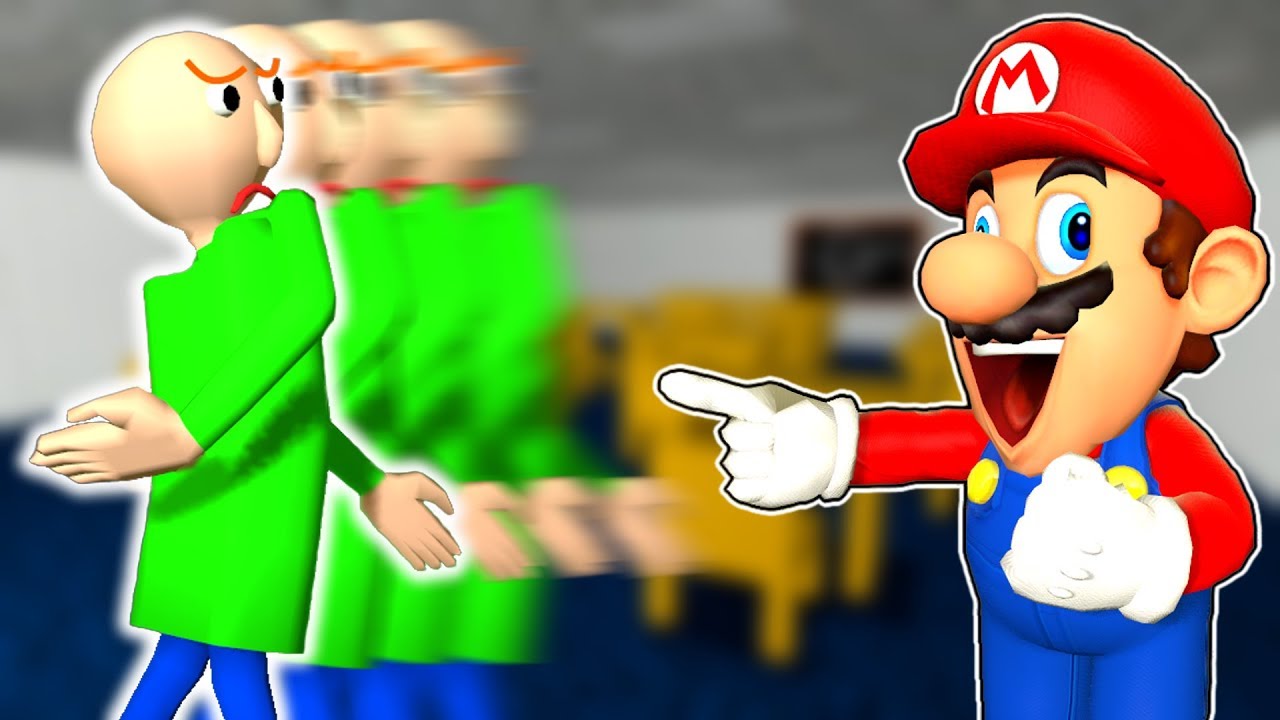 Mario's How To Basic : How To beat Baldi's Basics in Maths ! - YouTube