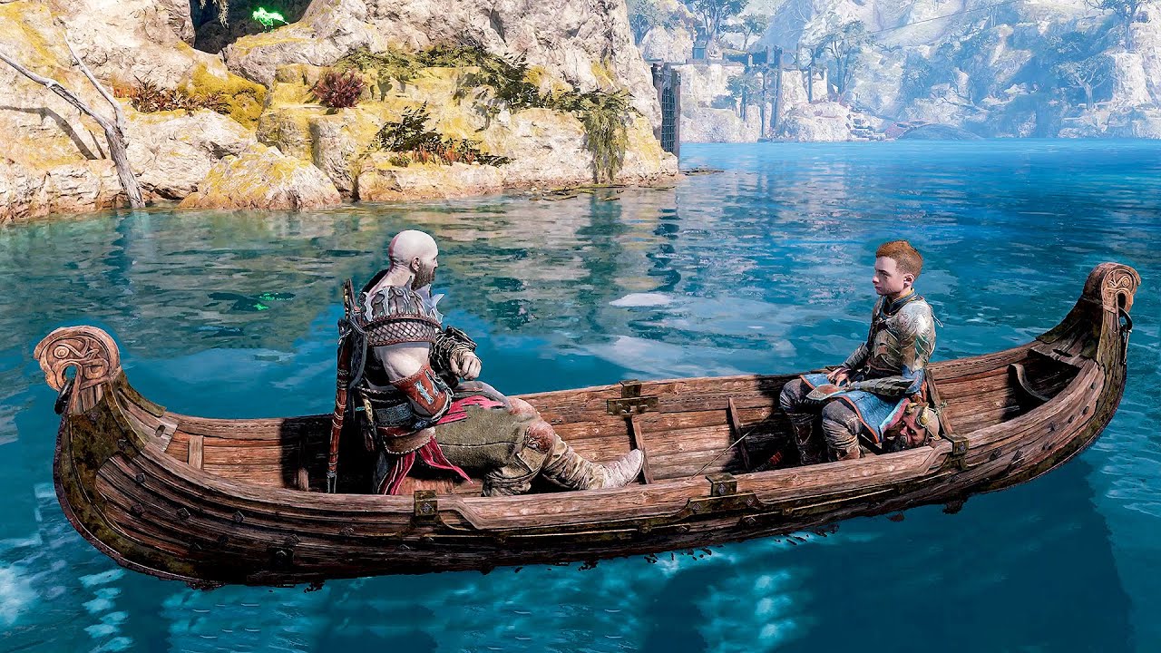 Kratos gives Mimir advice on Time Travel - God of War Ragnarok - YouTube