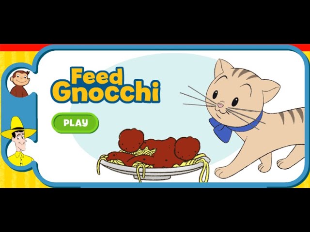 Curious George Feed Gnocchi Cartoon Animation Pbs Kids Curious George