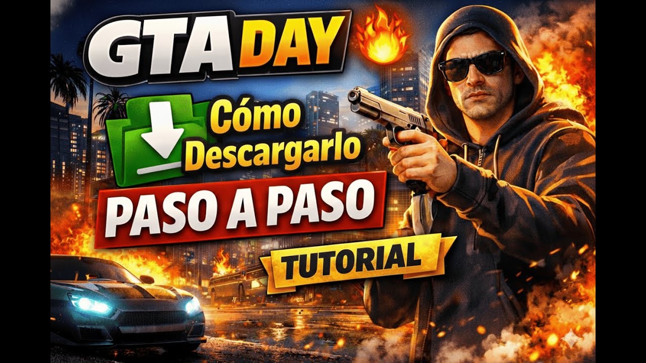 GTA Day 🔥 Cómo Descargarlo Paso a Paso Tutorial - YouTube