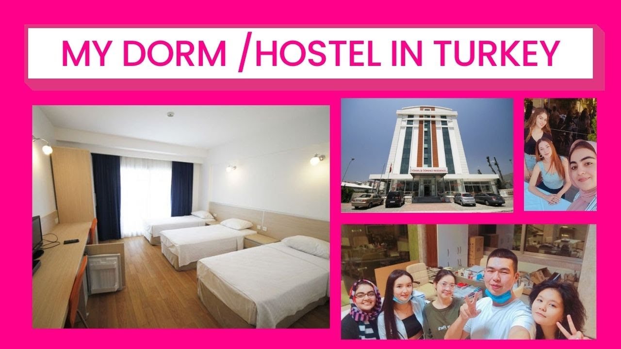 Turkish Dormitory/Hostel walking tour - Yukselis students residence ...