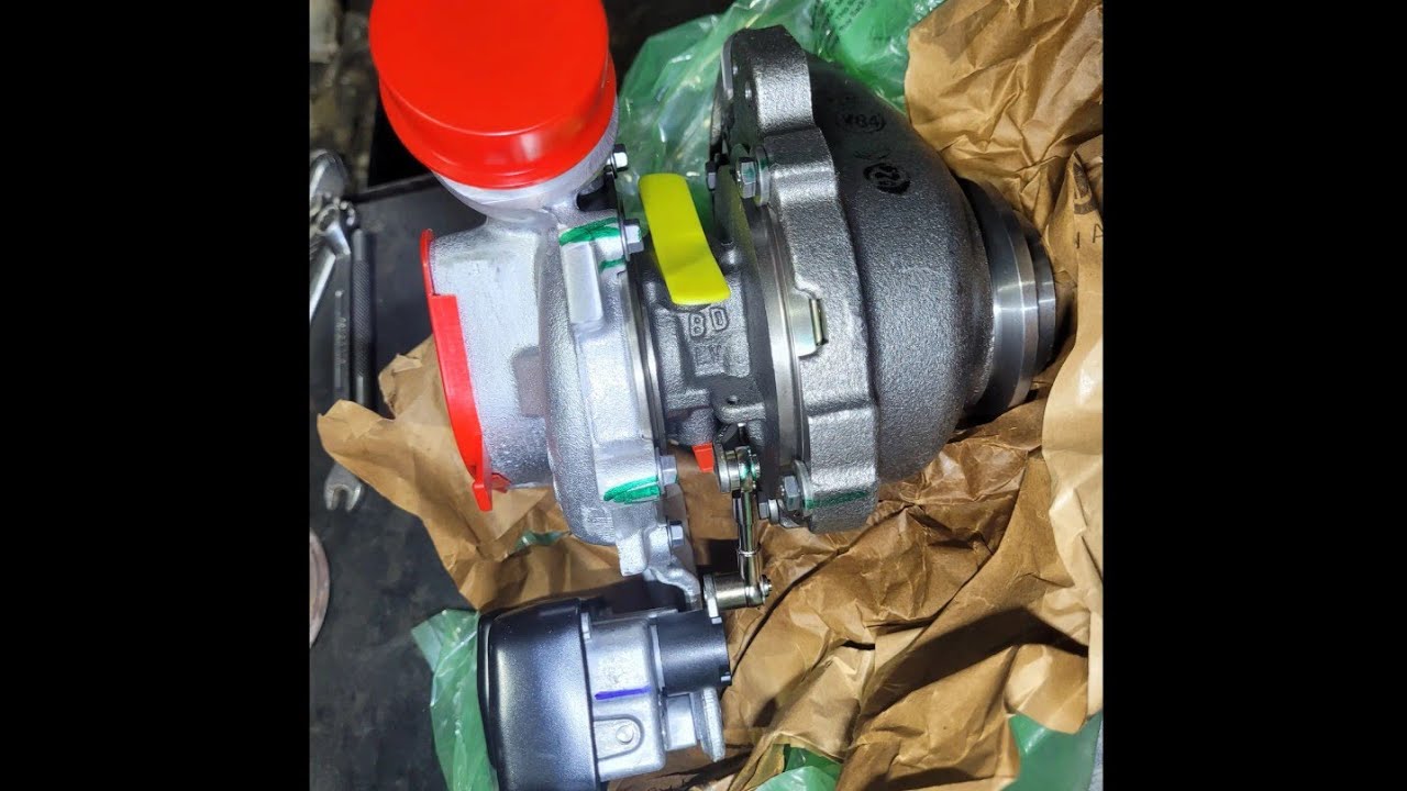 Landrover defender puma turbo replacement - YouTube