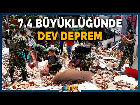Endonezya'da 7.4’lük Felaket! Tsunami Uyarısı Yapıldı | NTV