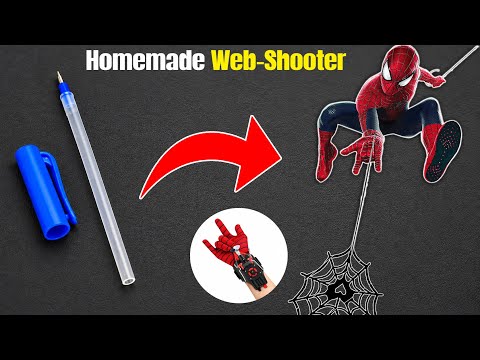 Homemade Web Shooter Toy 🕷️😱 | DIY Spider-Man Inspired Toy |