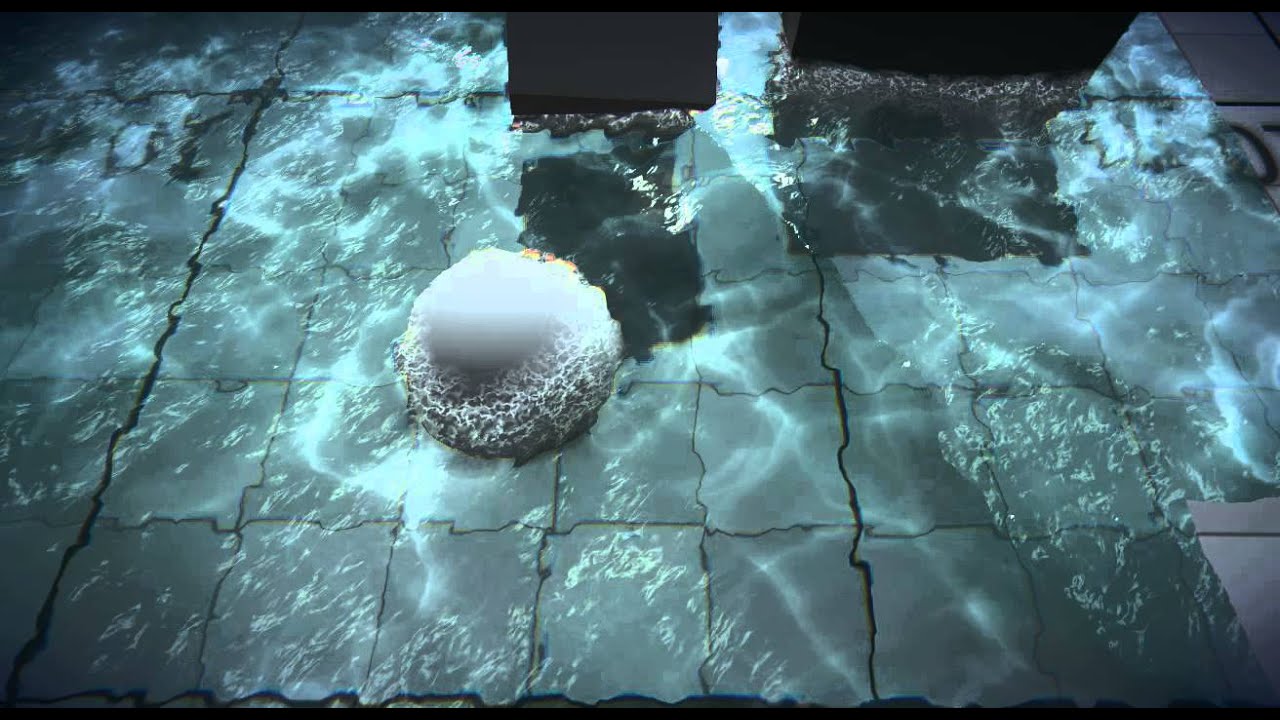 Water caustic test - YouTube