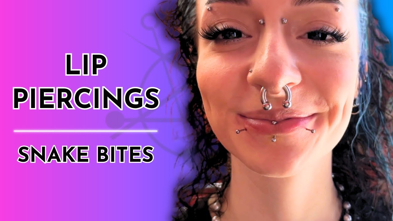 Lip Piercings | Snake Bites 🐍🫦 - YouTube