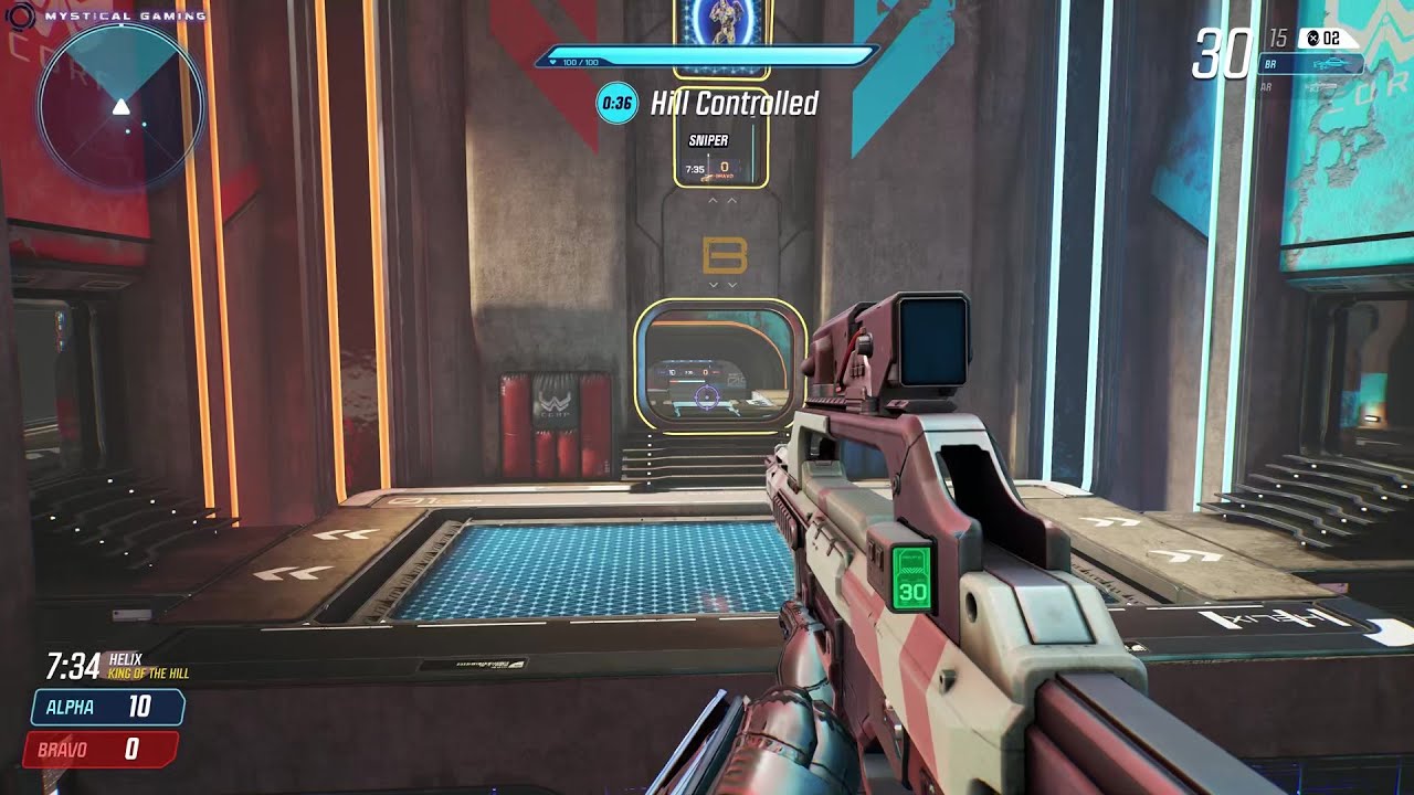 Splitgate - King of the Hill - Helix (XBOX ONE) - YouTube