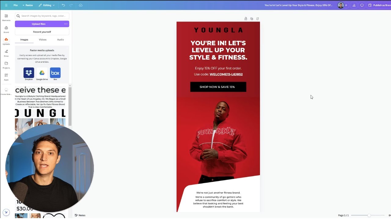 How to Create Email Templates in Canva - YouTube