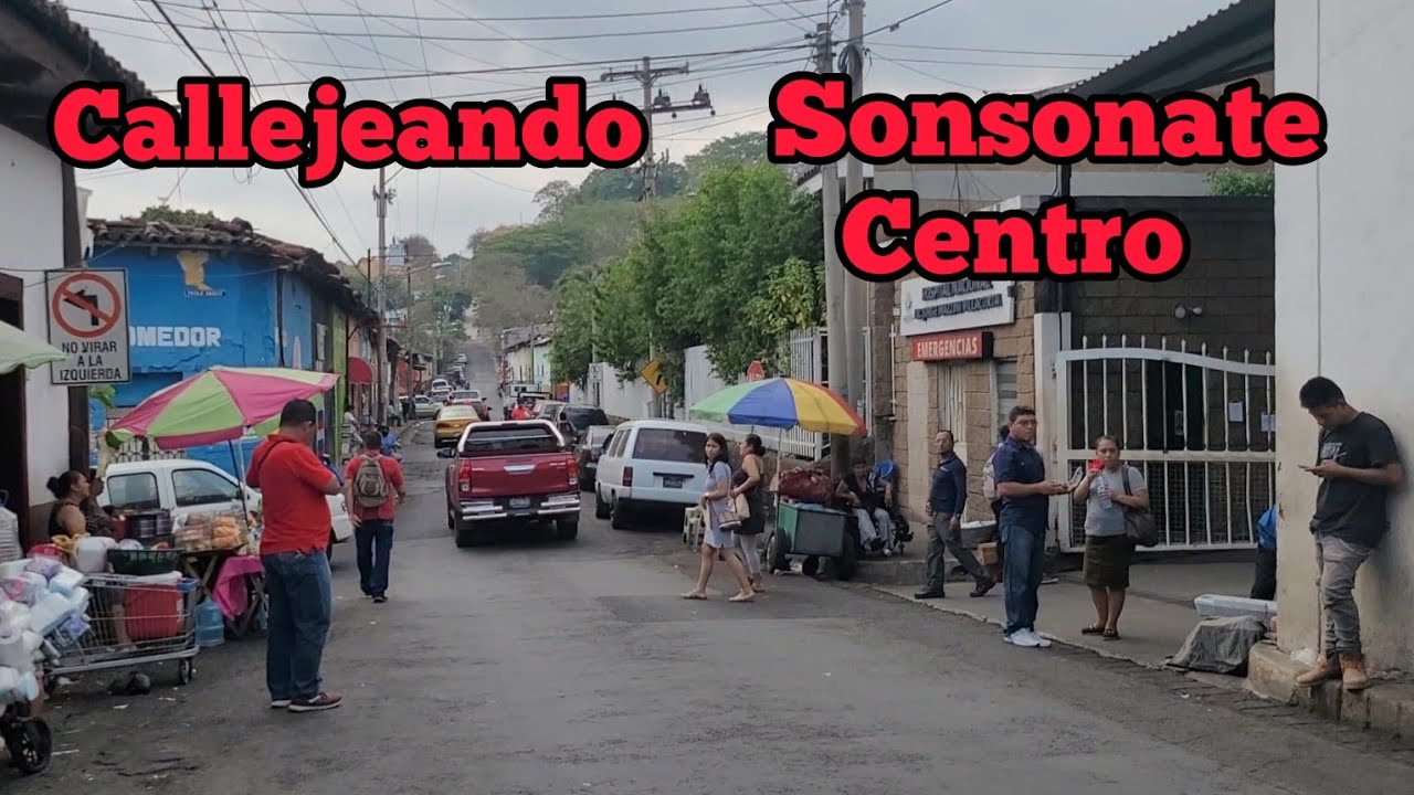 callejeando sonsonate centro / walking tour sonsonate - YouTube