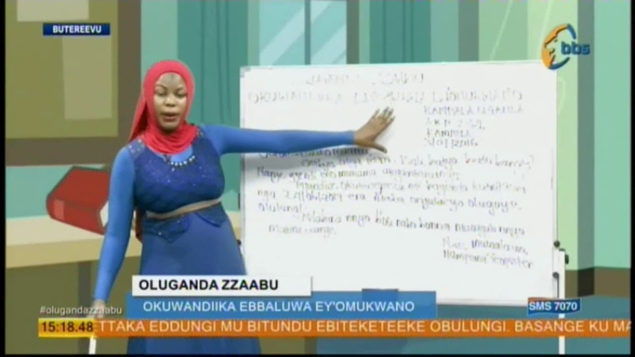 HOW TO WRITE A LETTER IN LUGANDA _ Chapter 3- Day 1 - YouTube