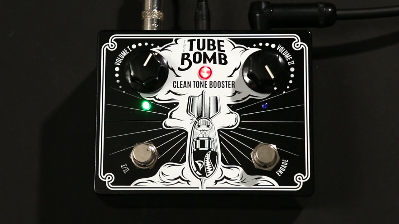 VV Tube Bomb Clean Tone Boost Pedal - YouTube