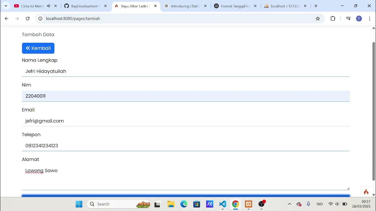 Review - Pemrograman Web II | Bayu Albar Ladici - YouTube