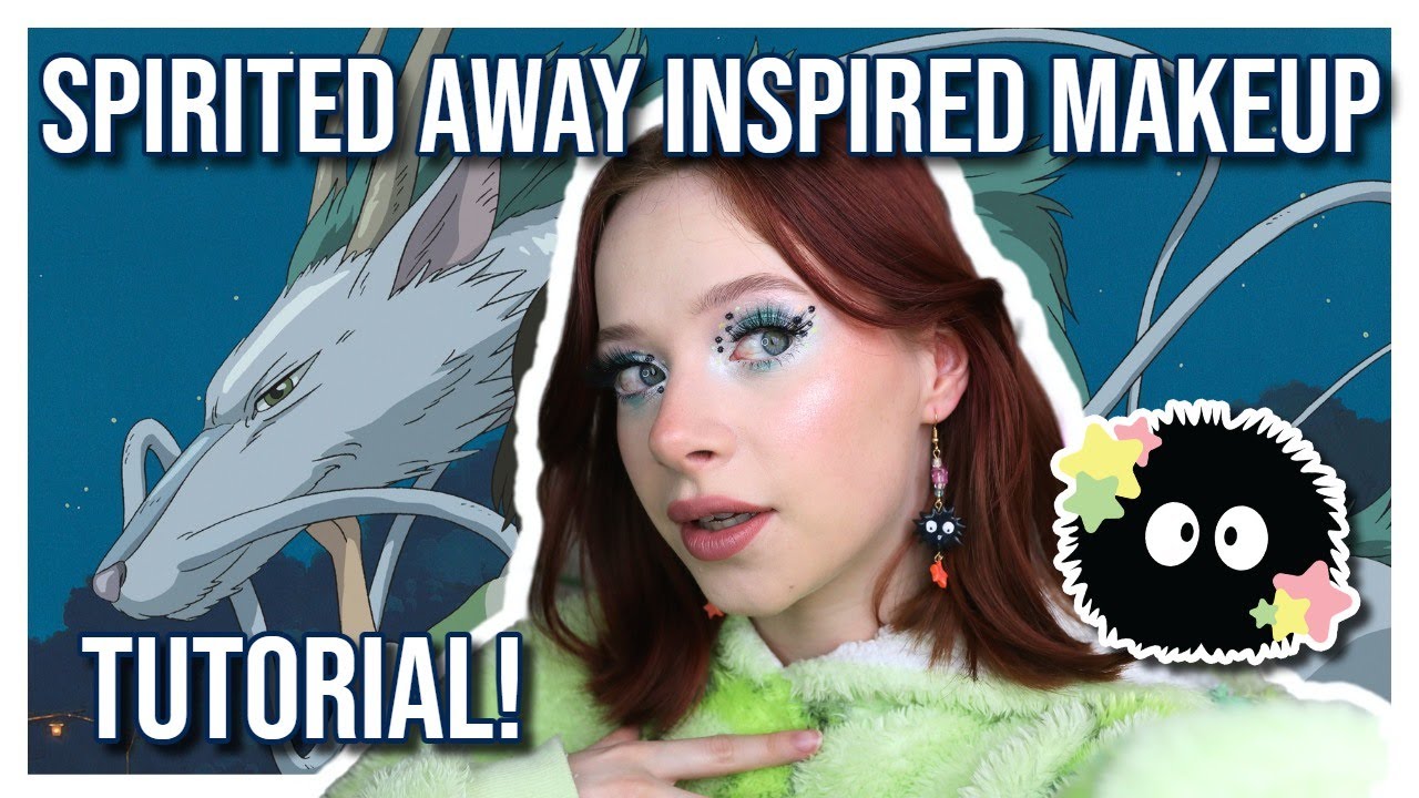 Cute Soot Sprite Liner! | Spirited Away Inspired Make-Up Tutorial - YouTube