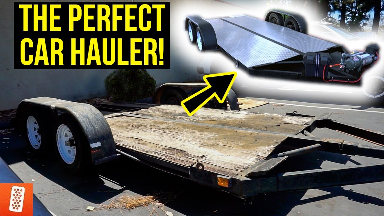 Turning a $500 Trailer into a $5,000 Trailer! (COMPLETE TRANSFORMATION ...
