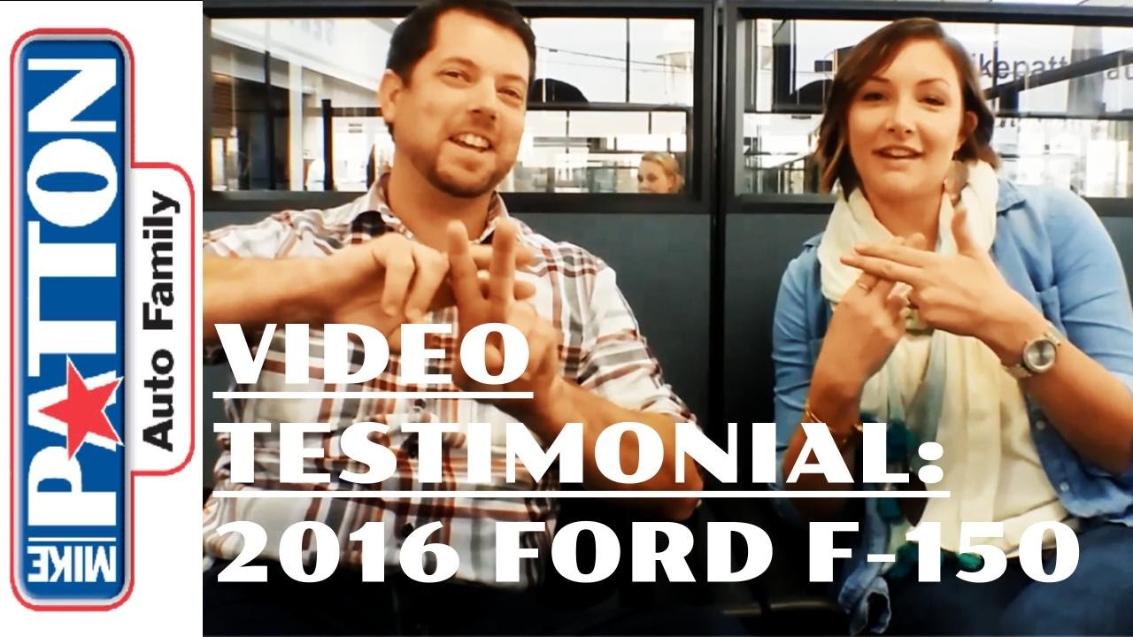 Video Testimonial: 16 F150 for Mr and Mrs Stewart from Spencer & Mike ...