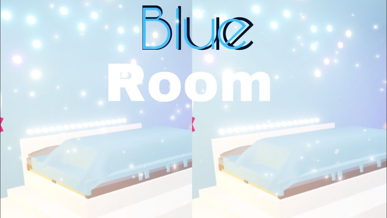 Blue room!! Adopt me 🦋💙:) - YouTube