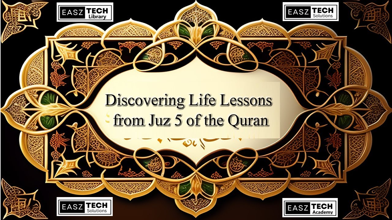 Lessons from the Quran Juz 5: Daily Reflection #QuranReflection - YouTube