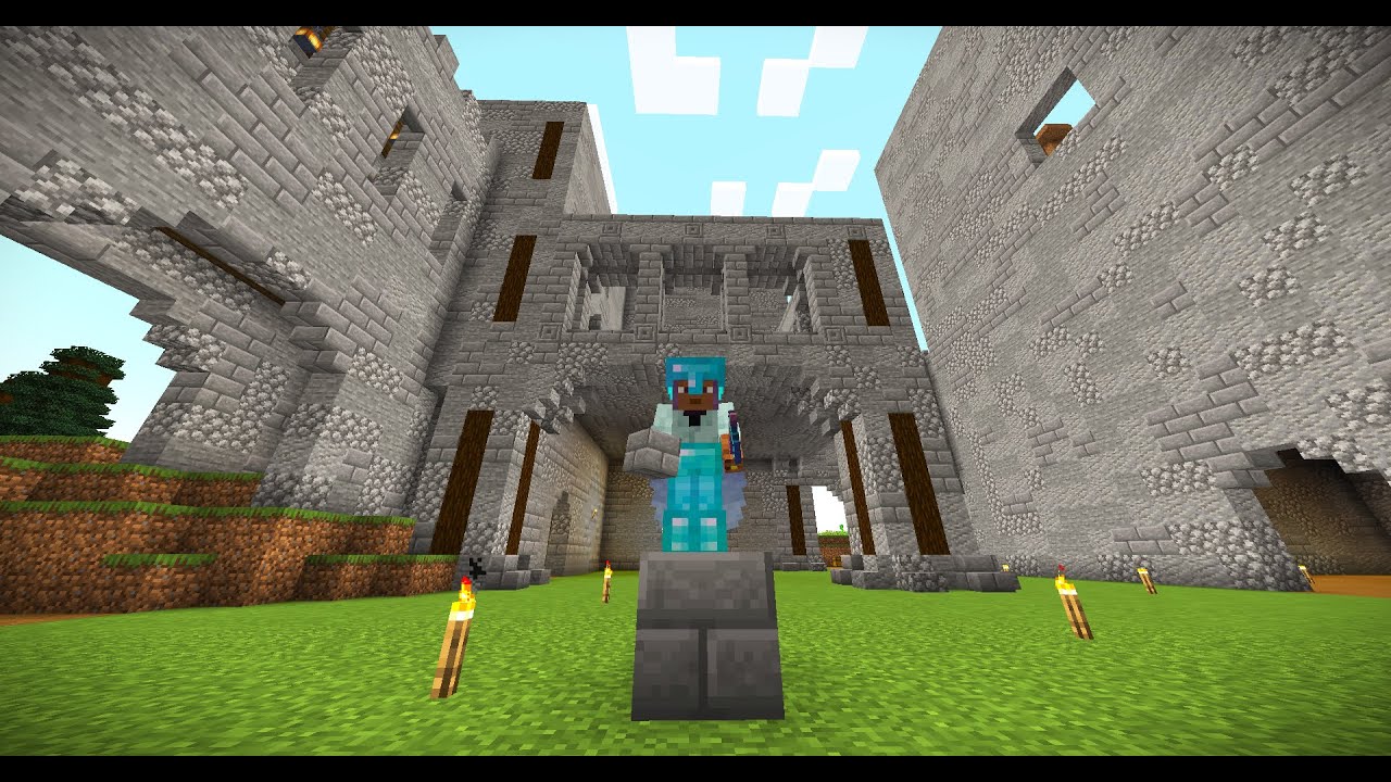 Minecraft Multiplayer ep. 1 - Fantasy Castle Balcony - YouTube