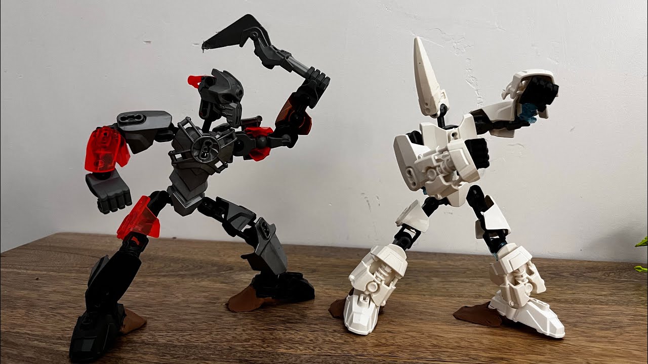 Bionicle stop motion: The never ending battle - YouTube