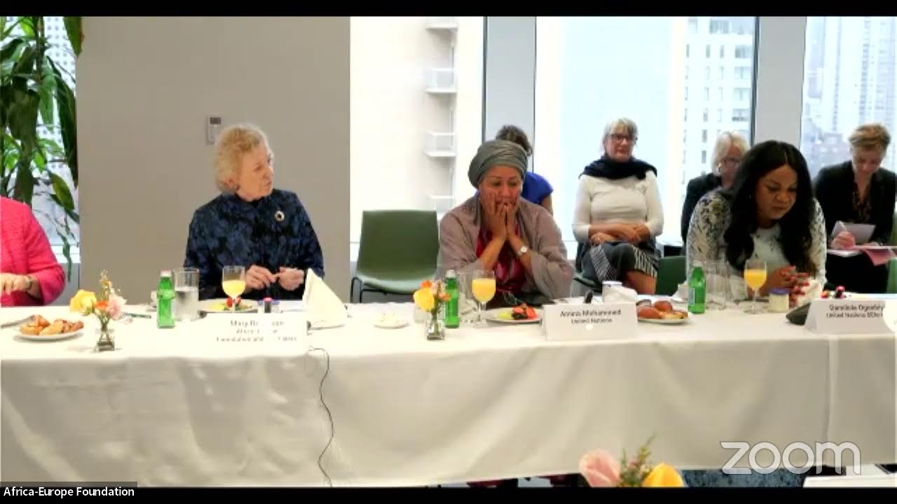 AEF Women Leaders Network meeting - UNGA77 - YouTube