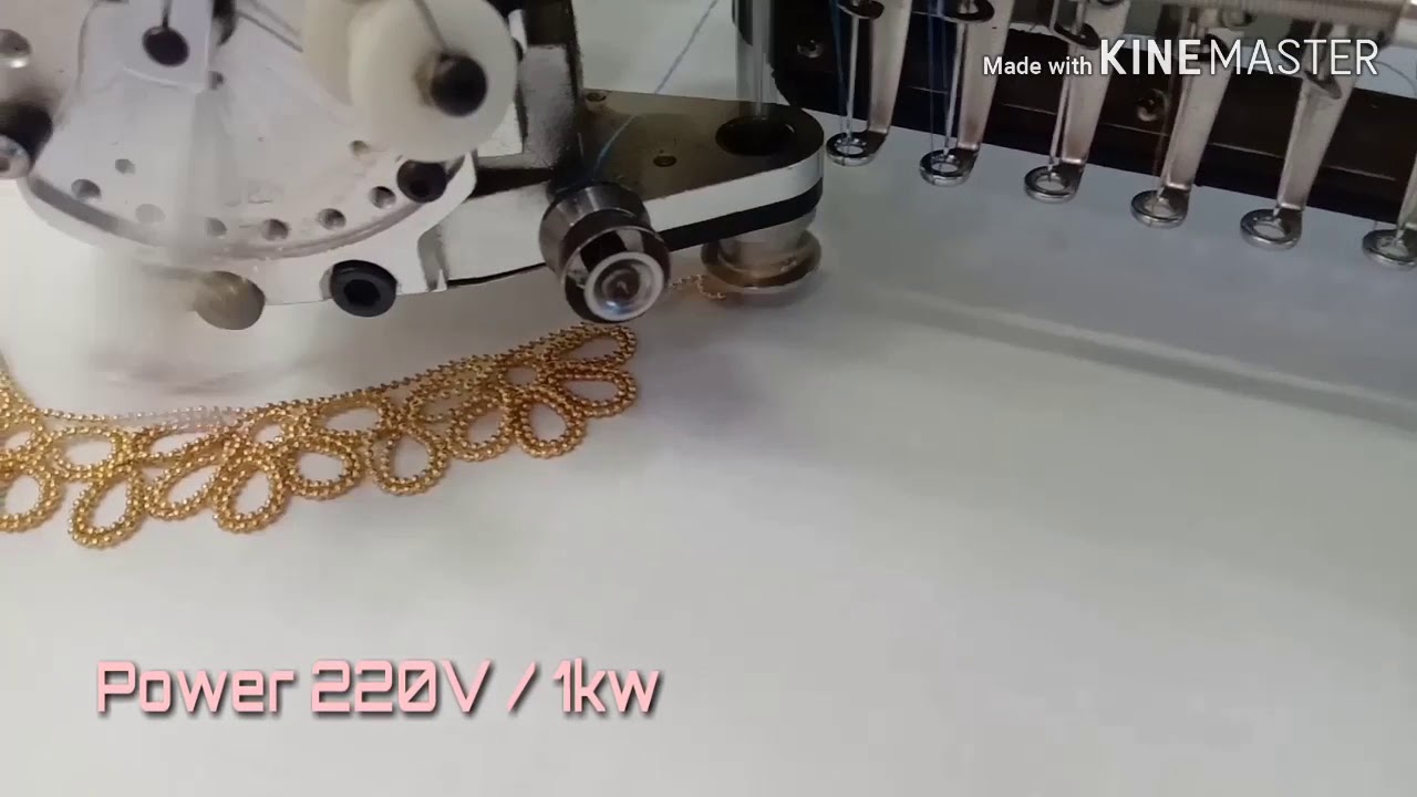 BLOUSE EMBROIDERY MACHINE FULLY COMPUTERIZED - YouTube