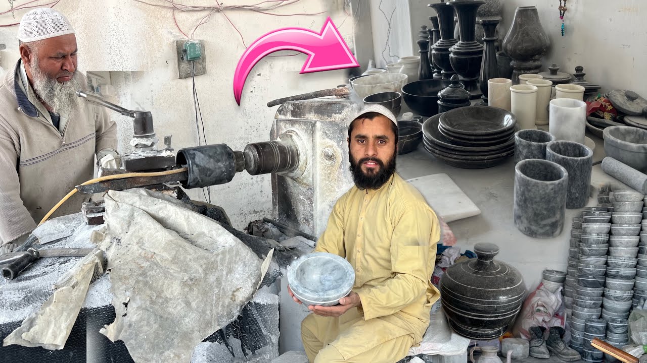 Marble Mastery: The Journey of Marble Plates and Cup Crafting - YouTube