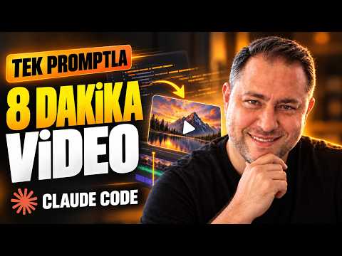 Claude Code ile Video Üretim Hattı: Tek Promptla Sekiz Dakikalık Video