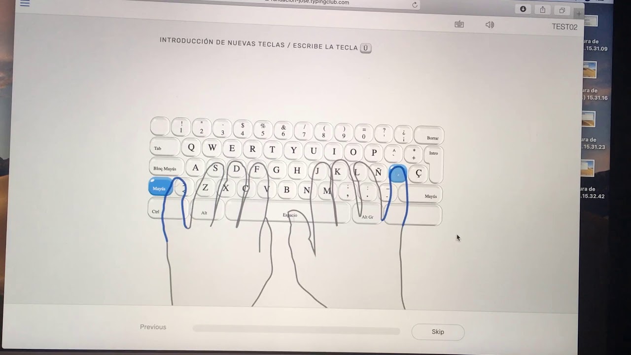 teclado ingles - YouTube