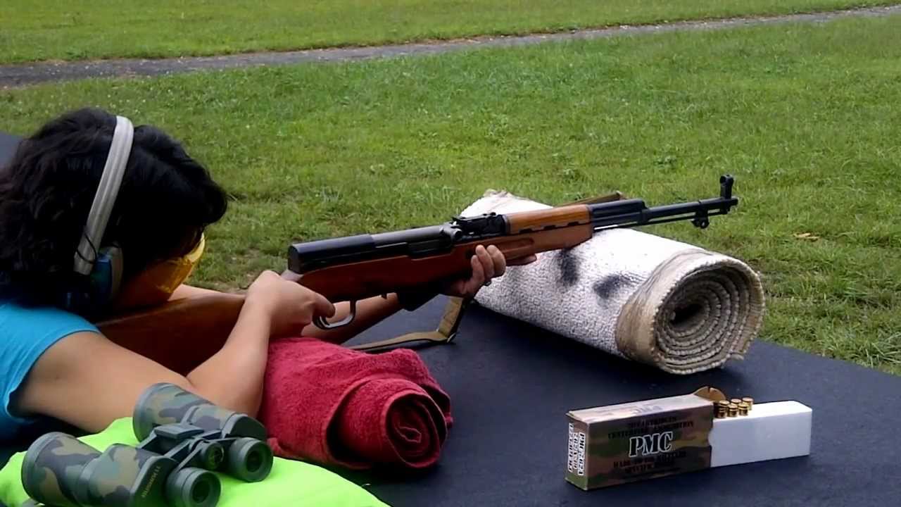 XX shooting SKS rifle - YouTube