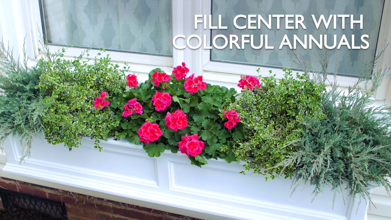 How to Create a Colorful Window Box - YouTube
