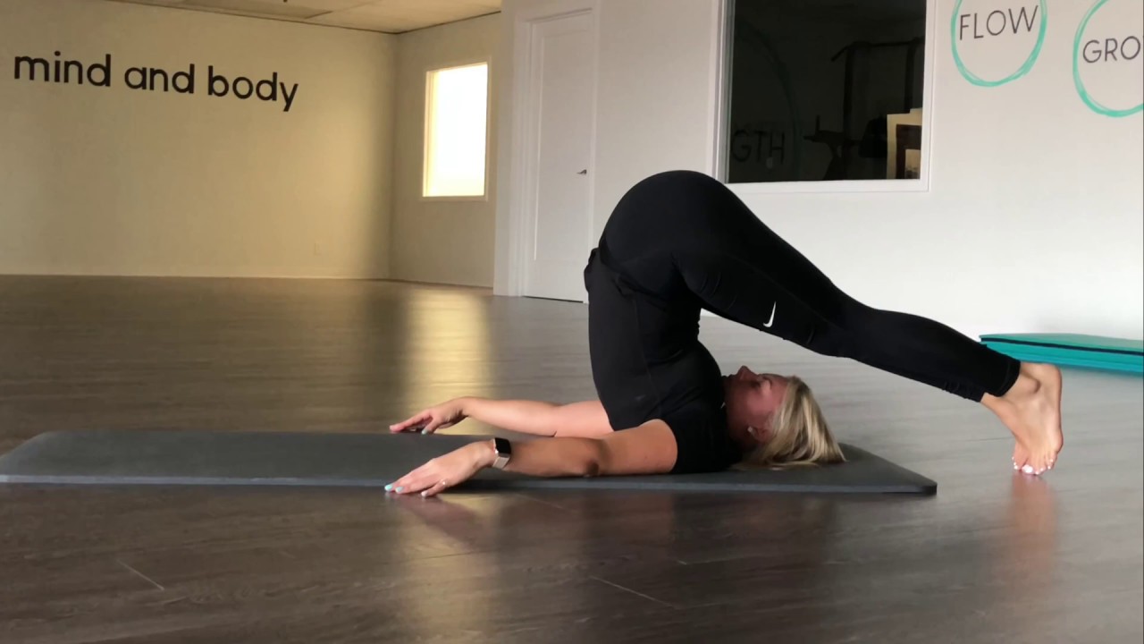 Exercise Demo: Plow Pose - YouTube
