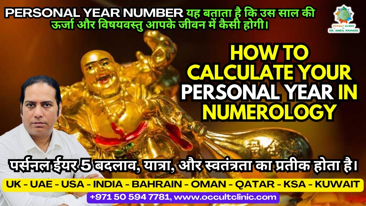 How to Calculate Your Personal Year in Numerology | Dr. Aneil Kkhare ...