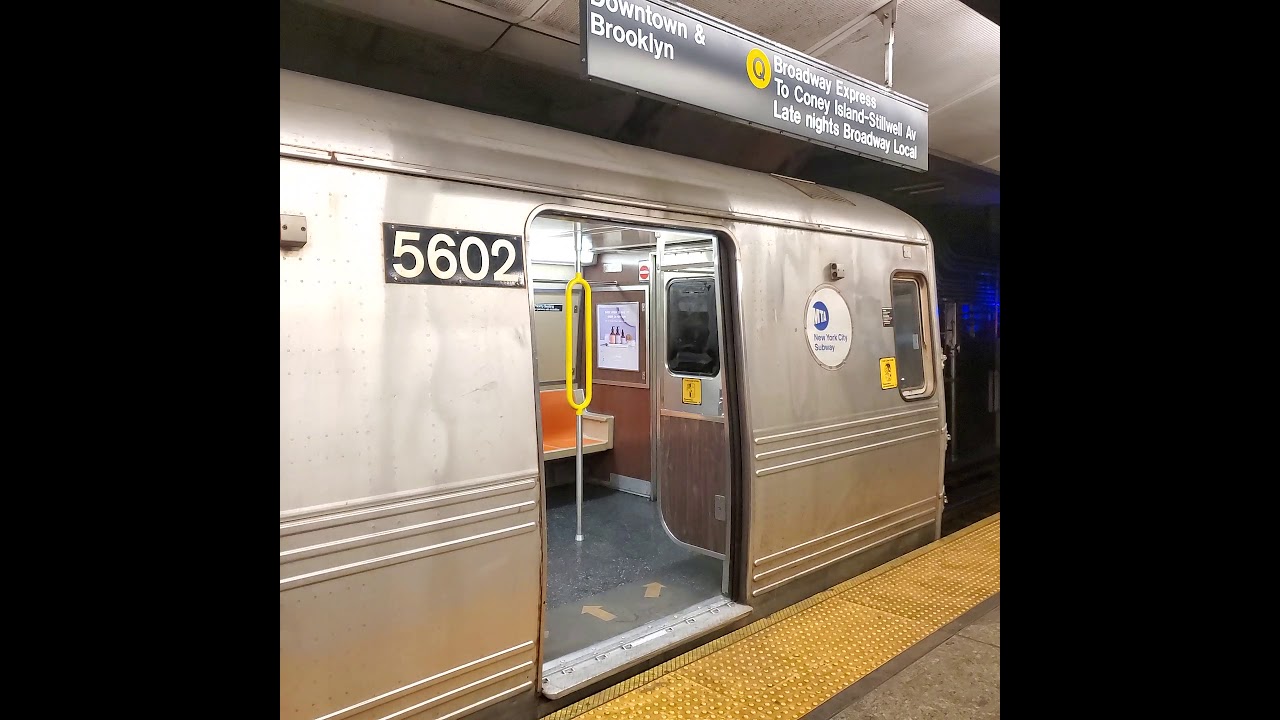 NYCT: R46 #5602 w/ pre GOH door chime on the 2nd Av (Q) shuttle wrong ...