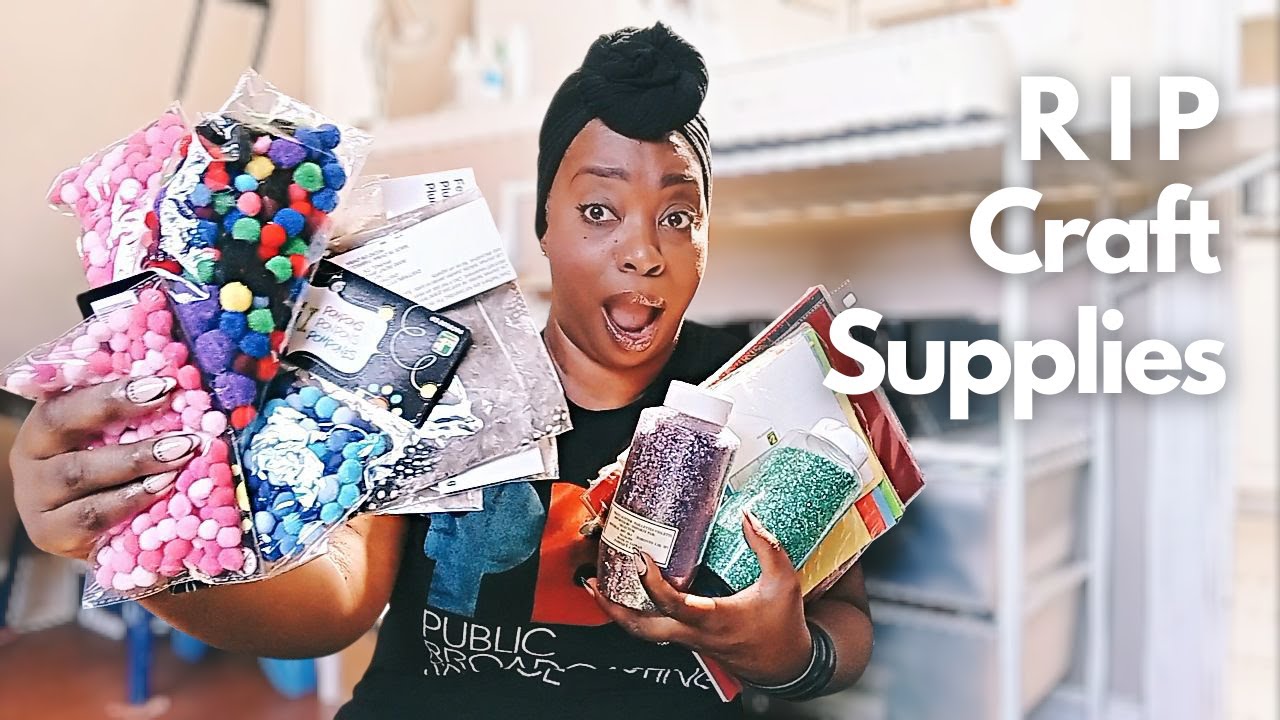 So long, dear craft supplies. It's not you, it's me. - YouTube