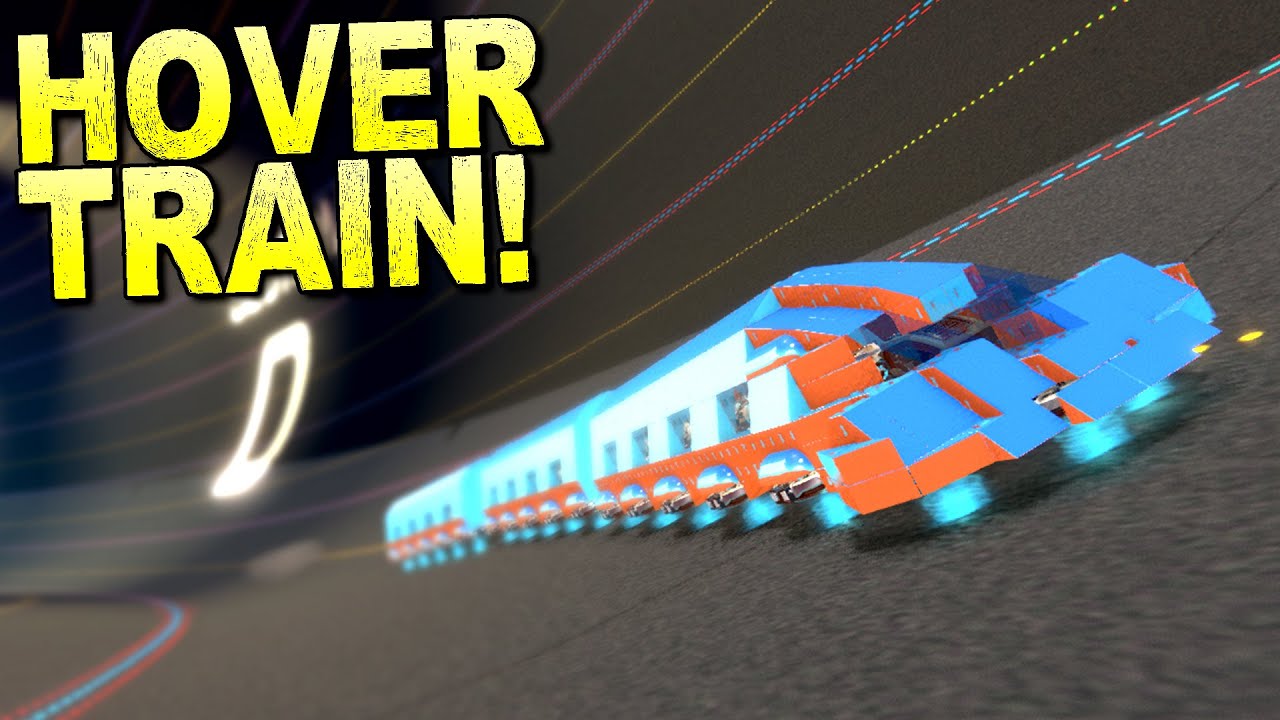 Rocket Powered Hover Bullet Train vs Centrifuge? - Trailmakers Gameplay ...