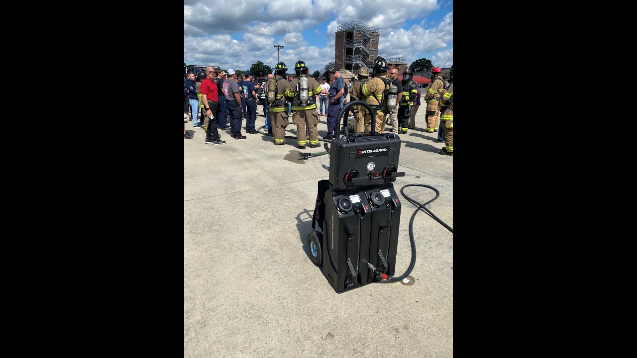 LiB fire suppression training with Intelagard CAFS and cooling foam ...