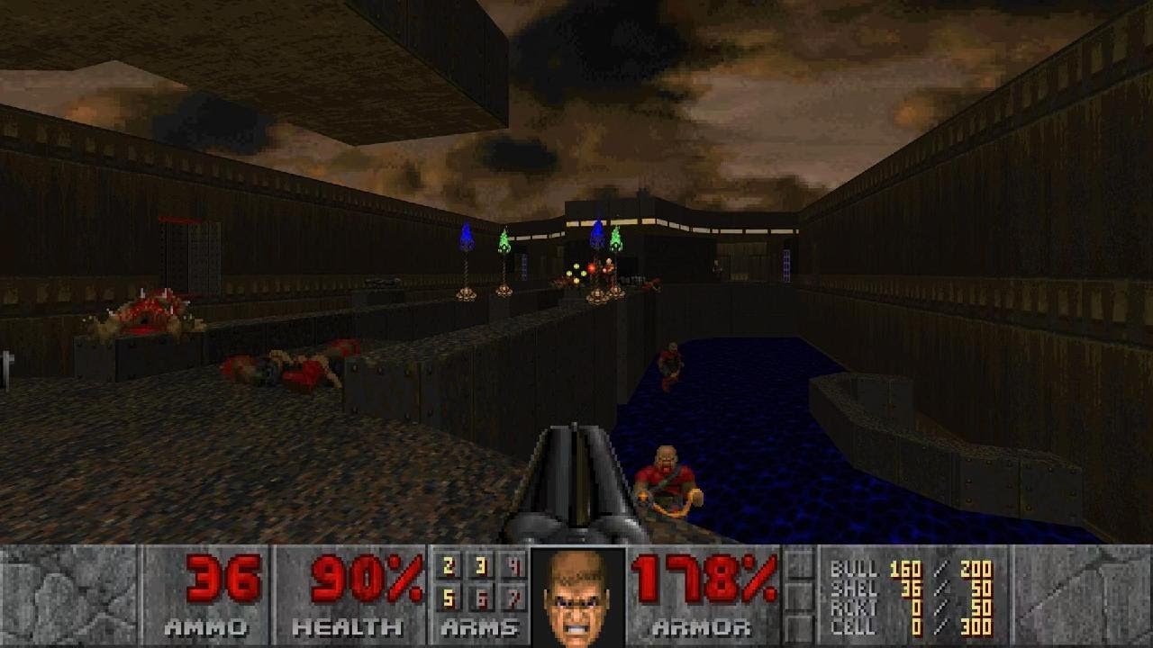 DOOM 2 2024 PS5 Remaster - Maps 1-7 New Music Ultra Violence - YouTube